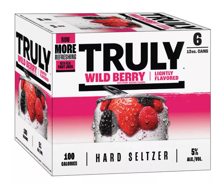 Truly Wild Berry Seltzer 6pk 12oz Cans