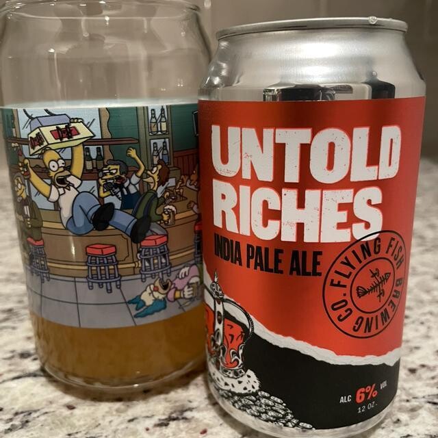 Flying Fish Untold Riches IPA 6pk 12oz Cans