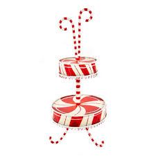 The Round Top Collection Holiday Candy Two Tier Server-C24006