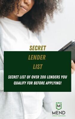 Secret Lender List