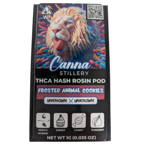 THCA Hash Rosin Pod Frosted Animal Cookies