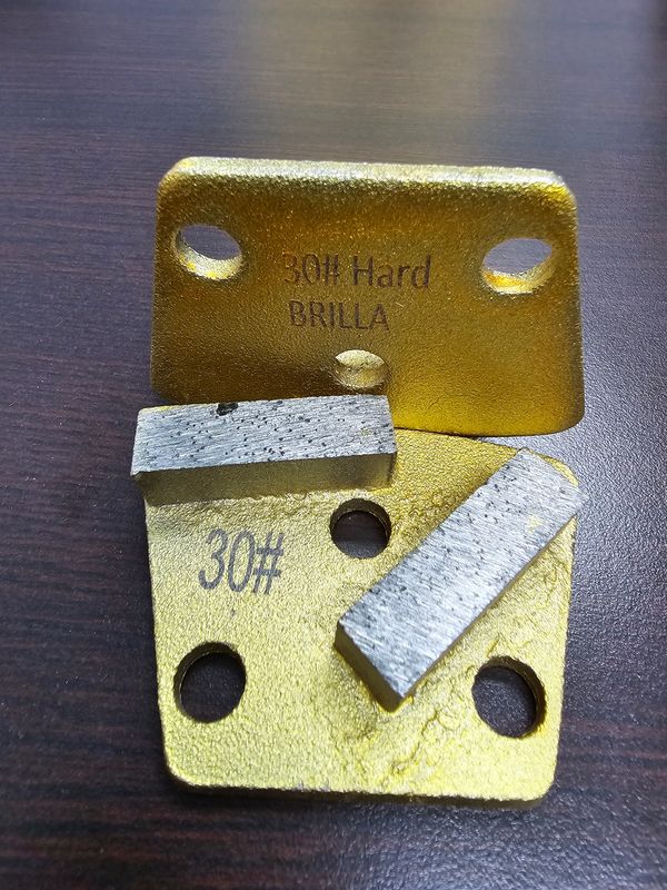 Soft Bond 2 Segment Abrasive Pads 30 Grit Wet/Dry for Hard Concrete