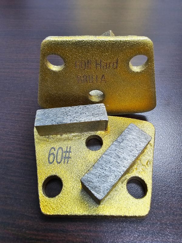 Soft Bond 2 Segment Abrasive Pads 60 Grit Wet/Dry for Hard Concrete