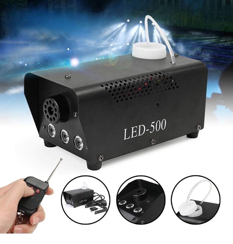 Lighting 500W Smoke Fog Machine RGB Muti Color LED DJ Party Wedding ...