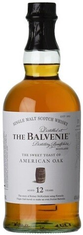 The Balvenie Sweet Toast American Oak Single Malt Scotch Whisky Aged 12 ...