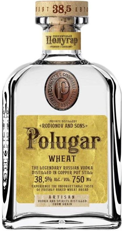 Polugar Wheat Vodka 750ml