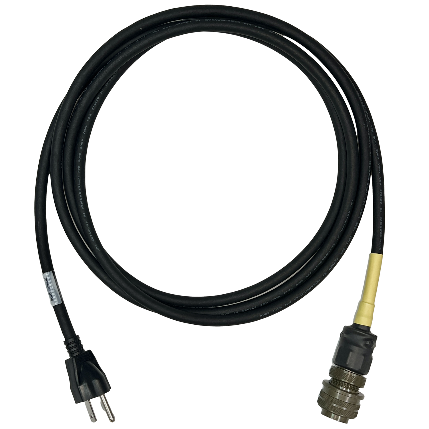 3WCA Power Cable, 120 VAC