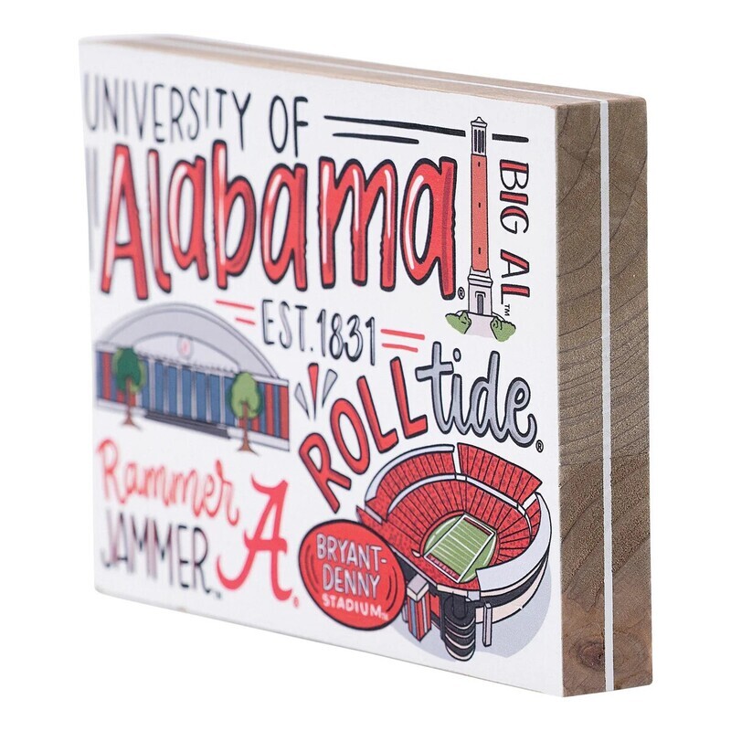 Alabama Icon Block