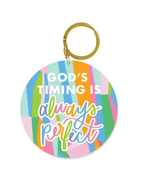 Acrylic Keychain, Gods Timing