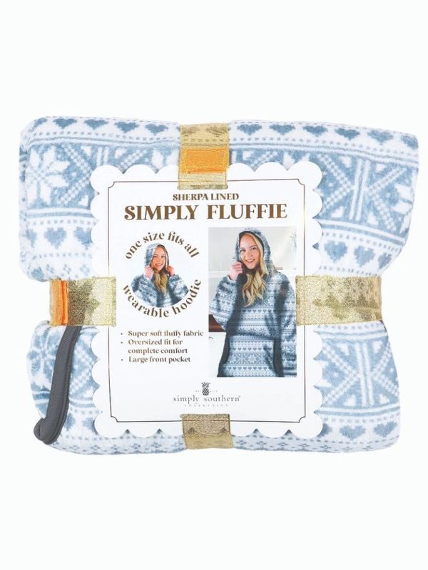 Reversible Wearable Throw, Faire Isle