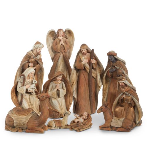Natural Nativity Scene, 11 Piece