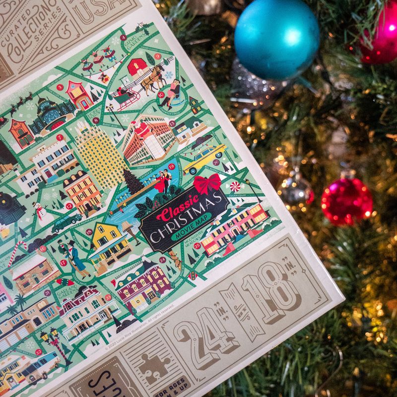 Puzzle, Classic Christmas Movie Map