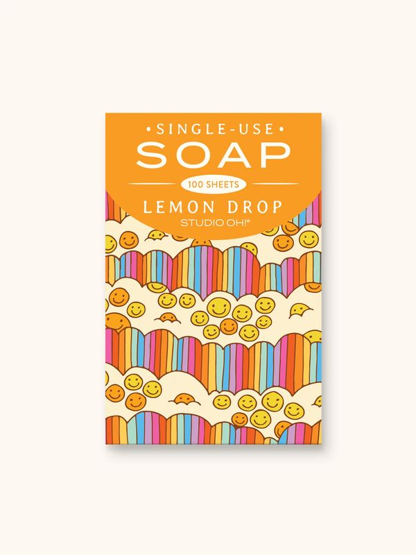 Single Use Soap Sheets Lemon Drop