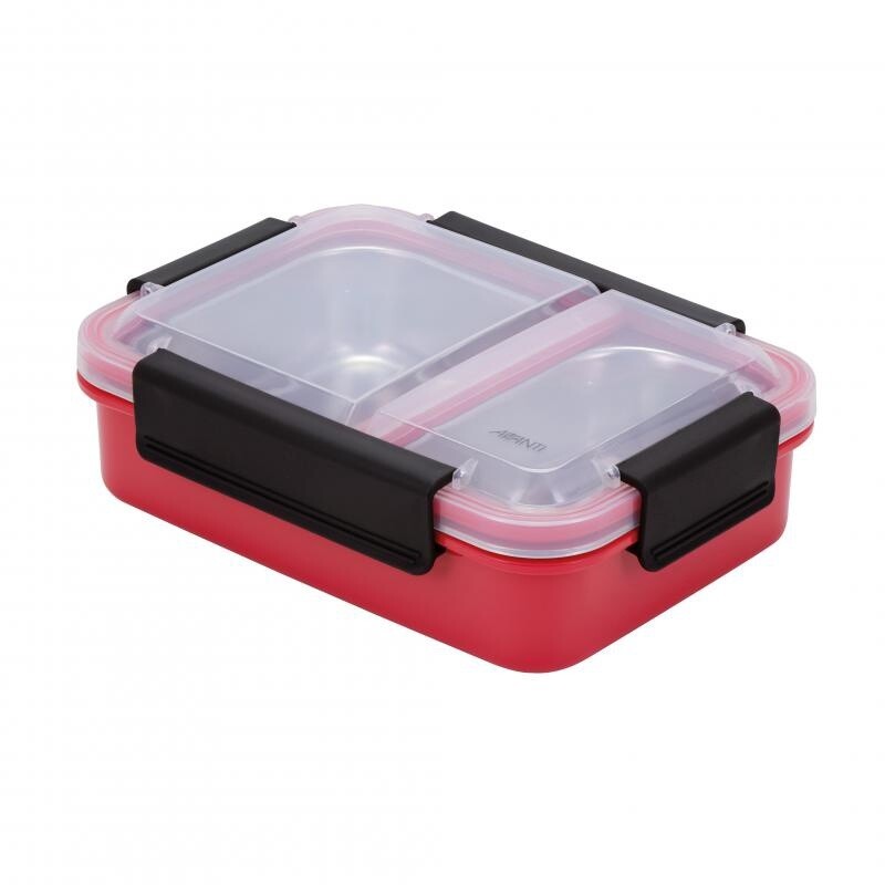 2 Compartment Lunch Box - 800ml - Red