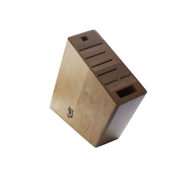 Birch 8 Slot Wooden Angled Block