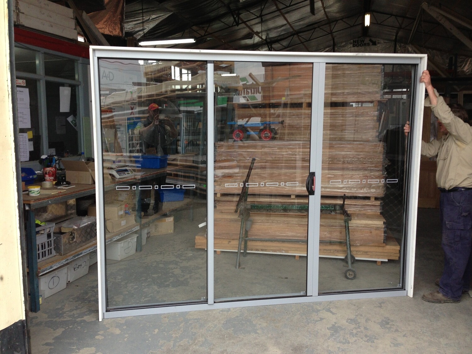 ORDER IN 2421 2400H X 2148W FACTORY FSF SLIDING DOOR (C)