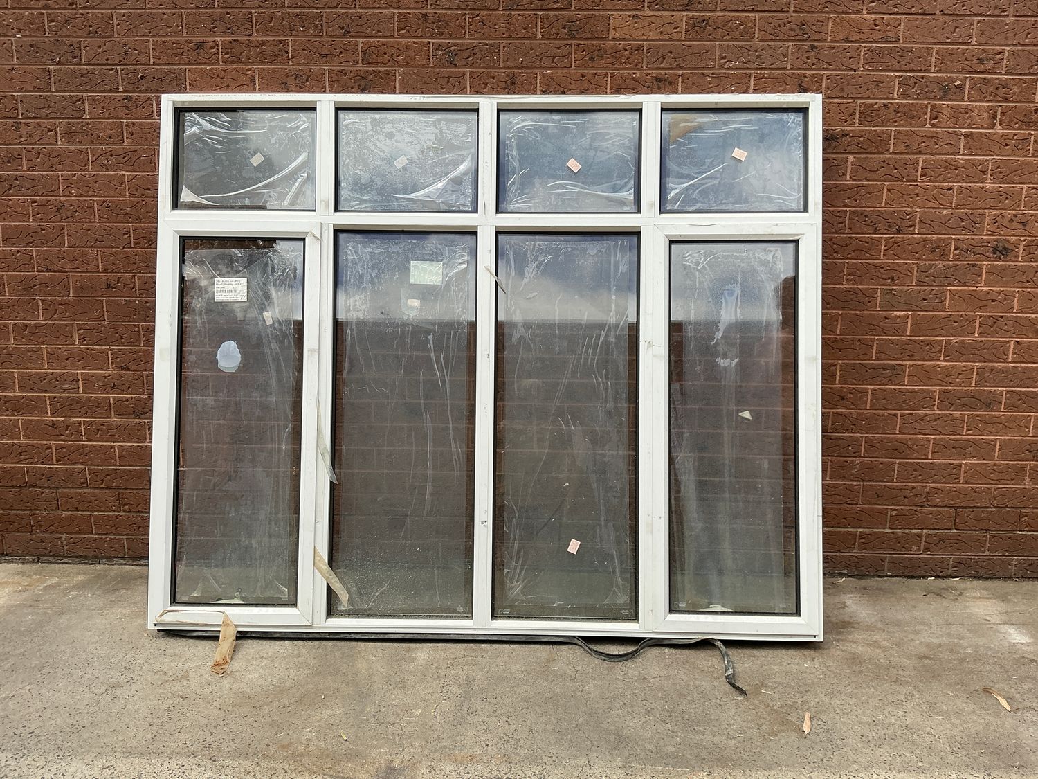 1721 1700H X 2100W ALUMINIUM AWNING WINDOW FFFF/AFFA SURFMIST DOUBLE ...