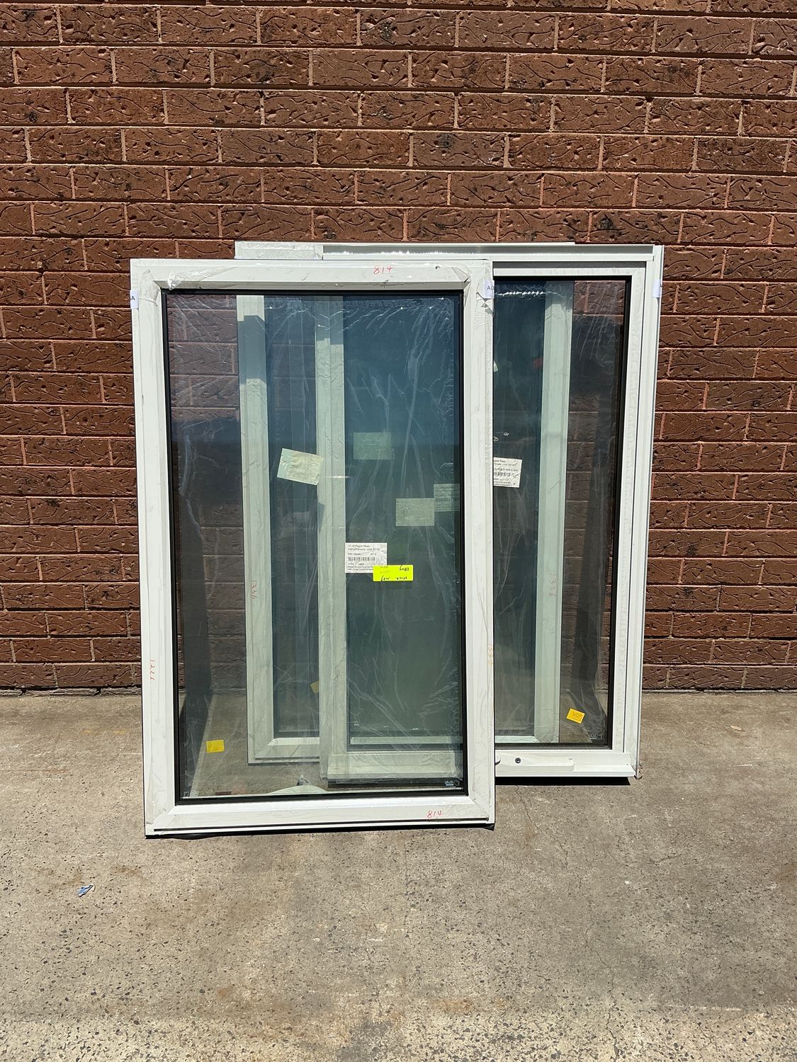 1409 1372H X 850W ALUMINIUM AWNING WINDOW A SURFMIST MATT DOUBLE GLAZED ...