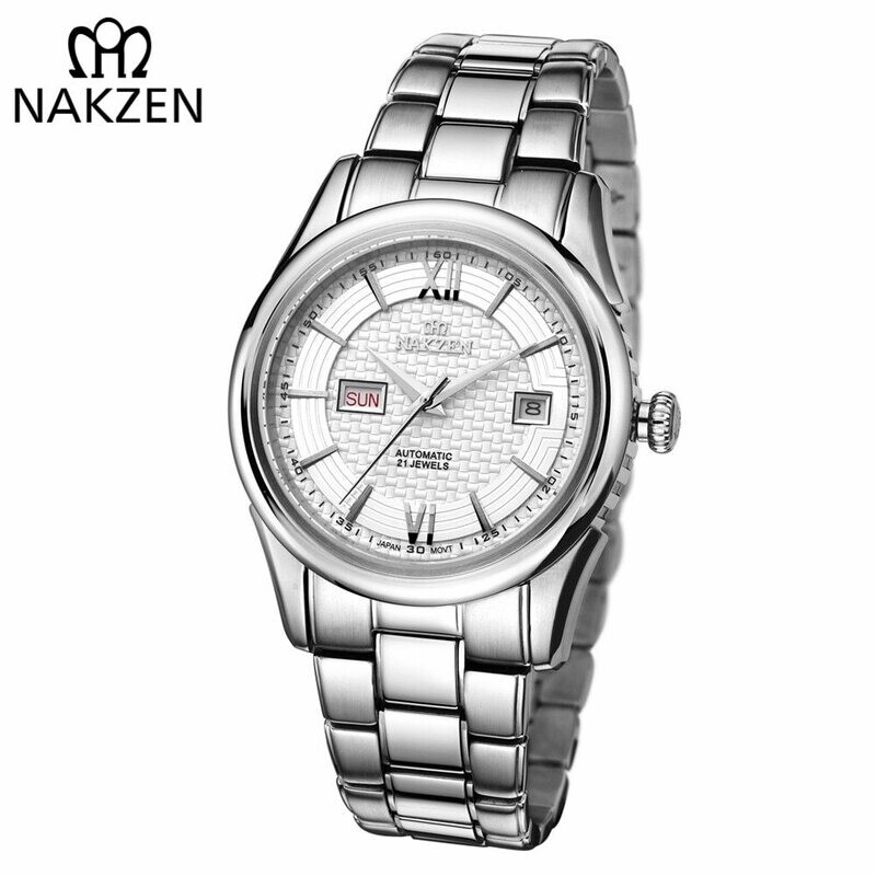 NAKZEN Men Automatic Mechanical Miyota 8205 Movement Watch Sapphire ...