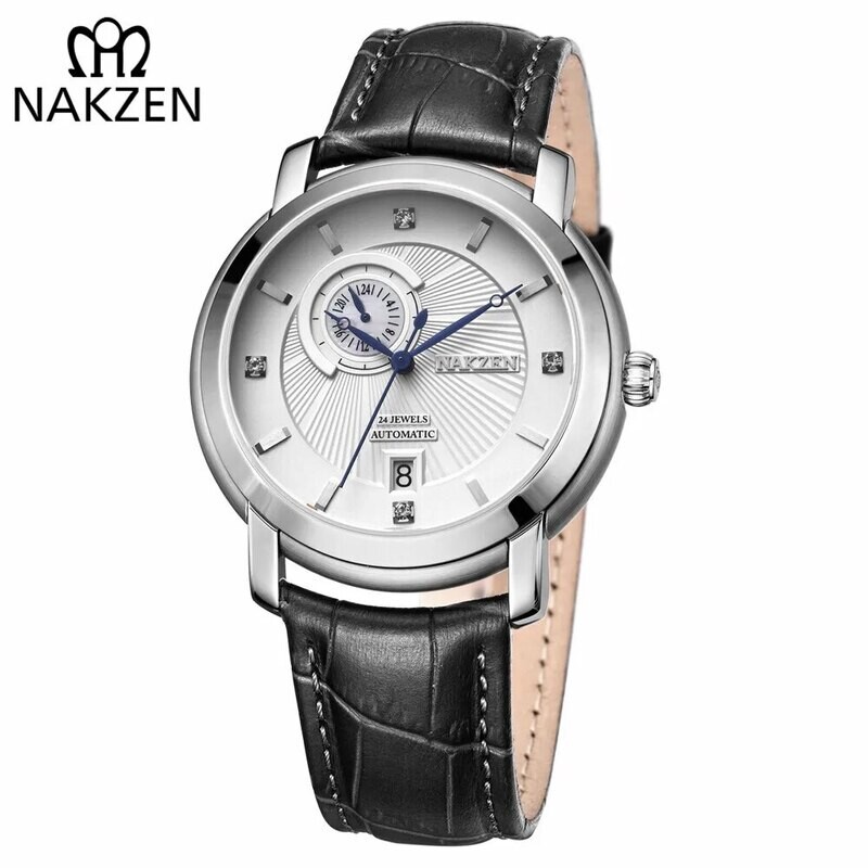 NAKZEN Men Automatic Japan NH37 Movement Mechanical Watch Men Sapphire ...