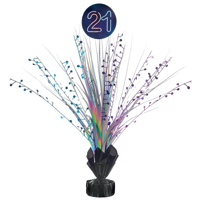 Finally 21 Birthday Spray Centerpiece