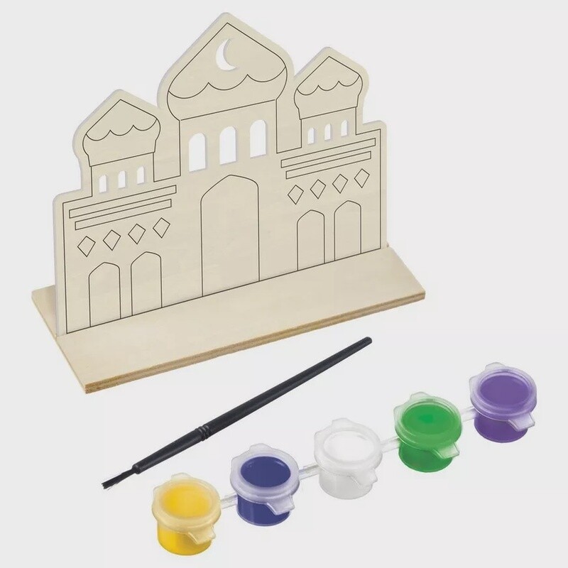 Wood Mosque Painting Activity Set - Ramadan