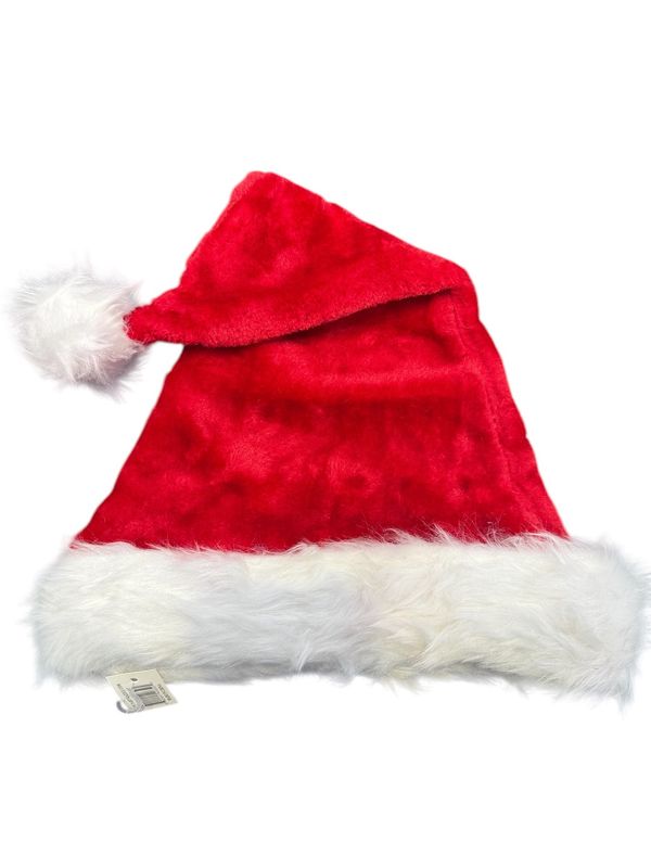 Deluxe Velvet Santa Hat For Adult