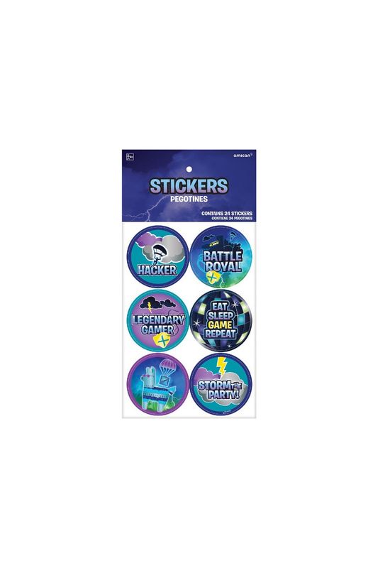 Battle royal stickers 24pc