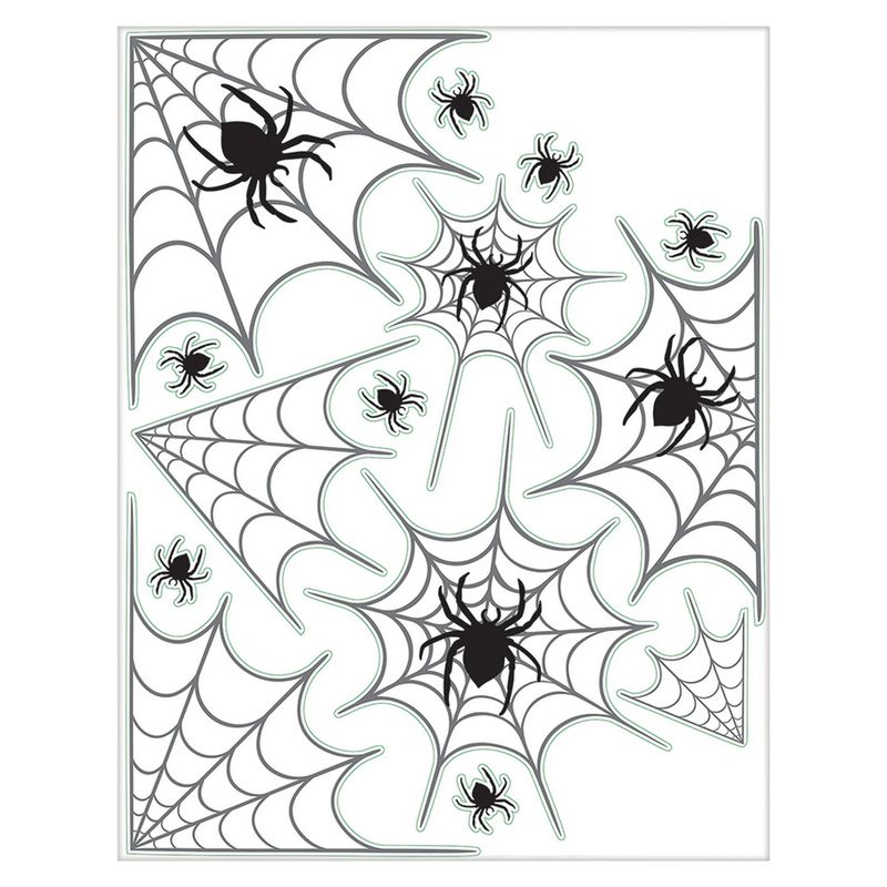 Spider Web Window Decoration