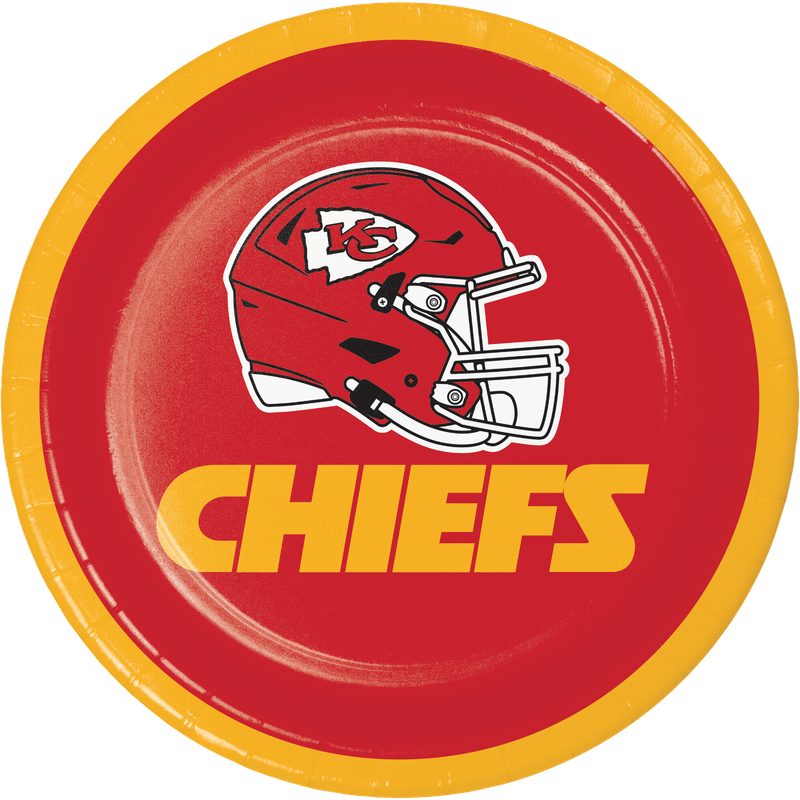 Kansas City Chiefs 6 7/8" Paper Plates – 8ct