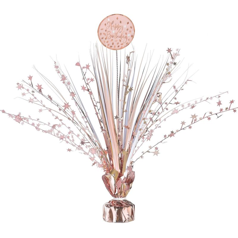 Blush Birthday Spray Centerpiece – 18"