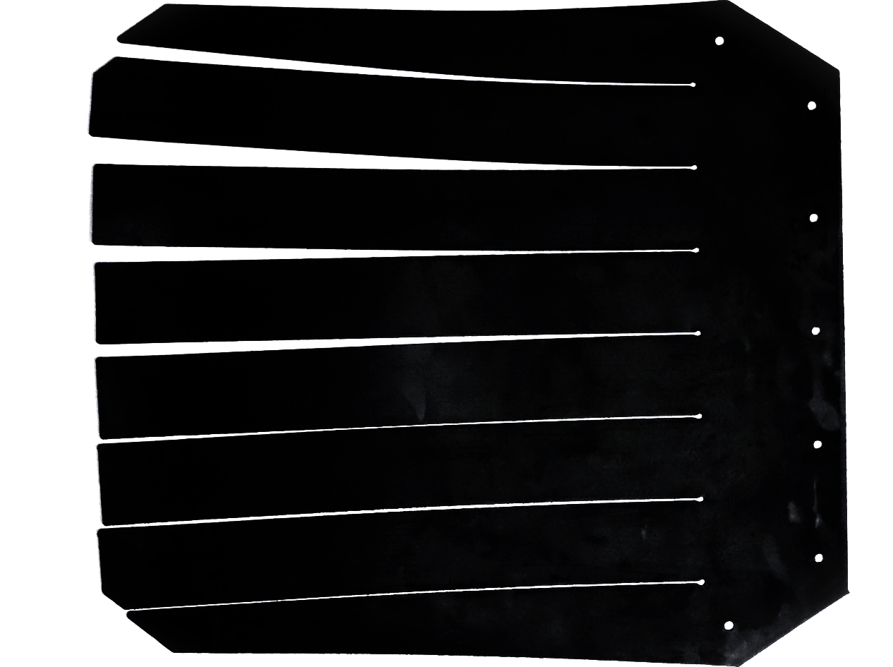 BBC72-119 Feed Inlet Rubber Baffle Strip