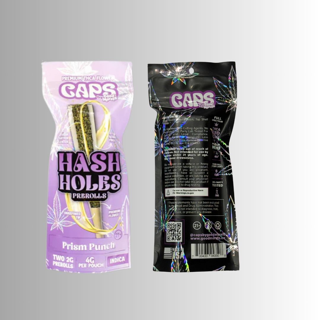 Caps Hash Holes 4G Pack Of 2 Pre Rolls