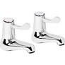 Keyplumb Contract Lever Basin Taps (Pair)