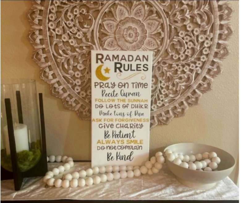 Ramadan Rules Sign