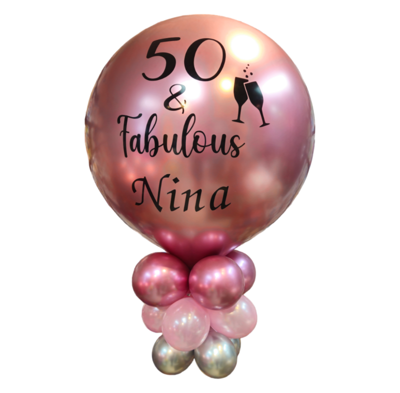 Giant Personalized ( 3 mini balloon layers)