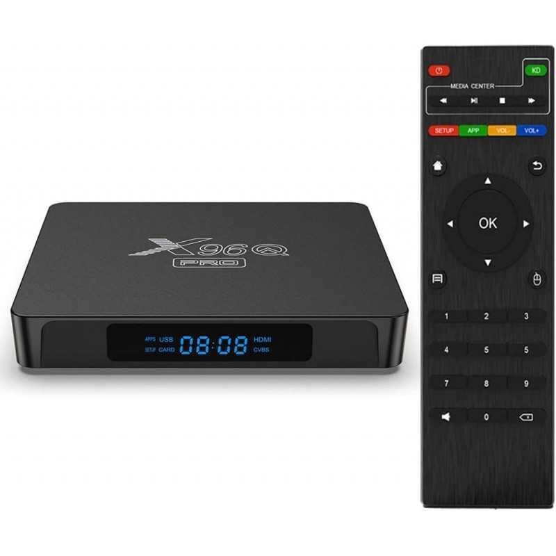 BOX ANDROID X96Q-PRO 2G-16G ANDROID PLAYER + 1AN ALPHA IPTV