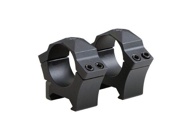SIG SAUER ALPHA HUNTING SCOPE RINGS MACHINED STEEL 30MM HIGH BLACK