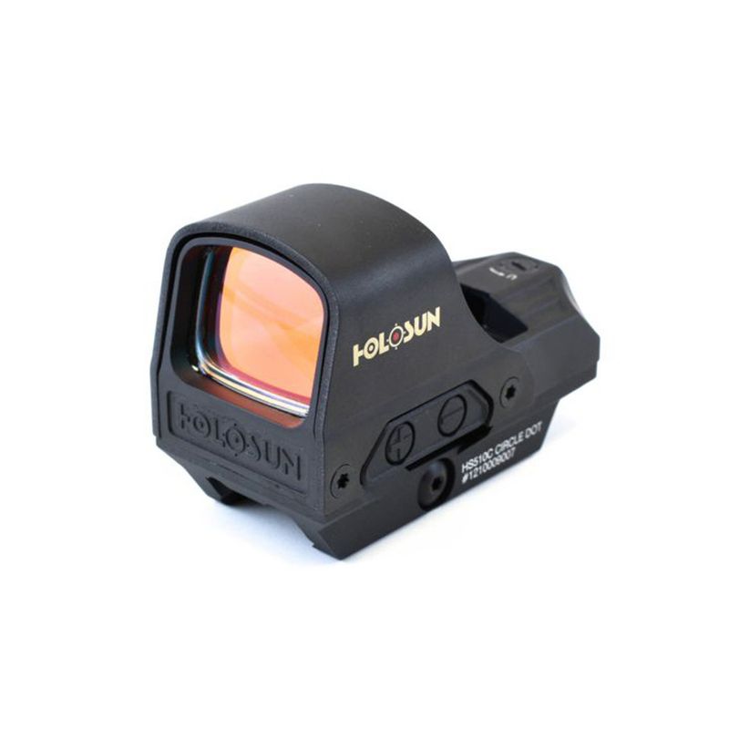 Holosun 510C 2MOA Red Dot 65MOA Circle W/ Cowitness QD Mount & Shake ...