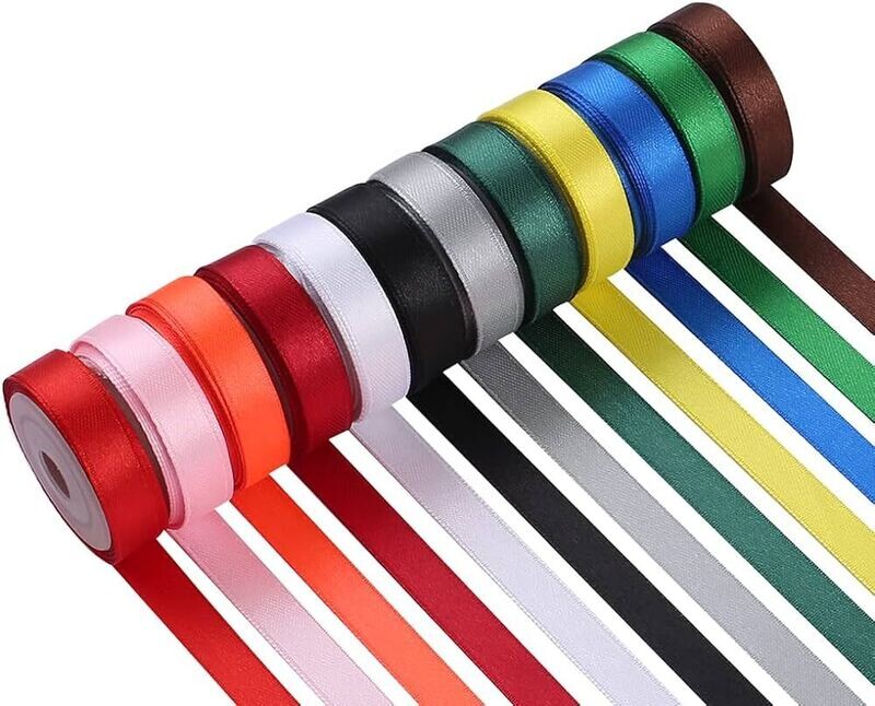 Medium Satin Ribbons - per roll