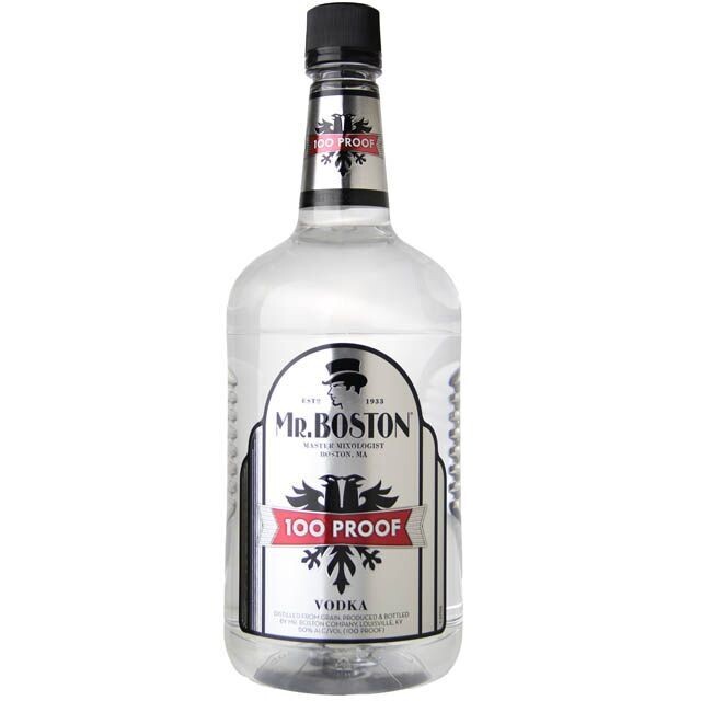 LIQ-1.75L Mr Boston 100 Proof Vodka