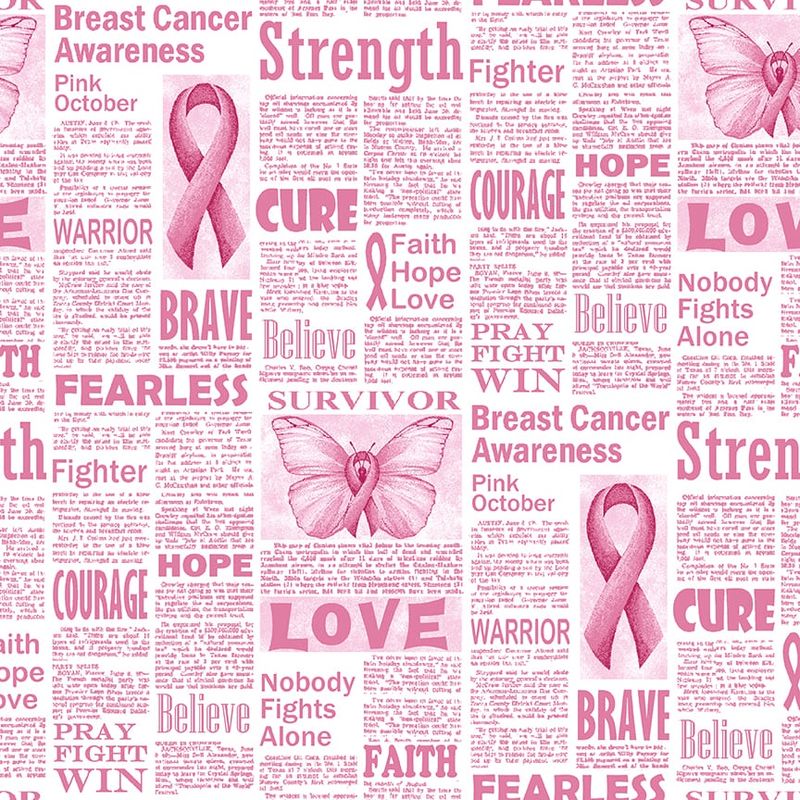 Pink Power Large Words Pink