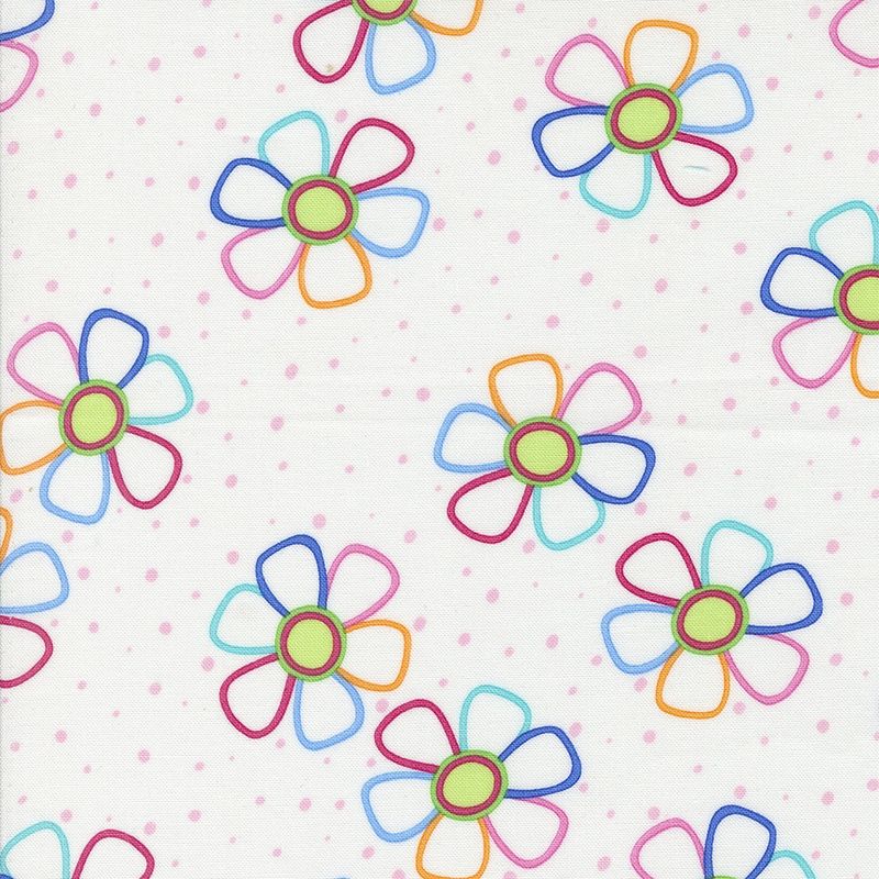 Fiesta Flower Outlines on Sugar