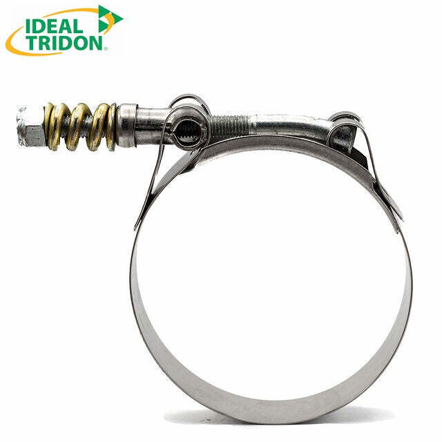 Ideal-Tridon Spring Loaded T-Bolt #400 Hose Clamp, 4" to 4-3/8" Range