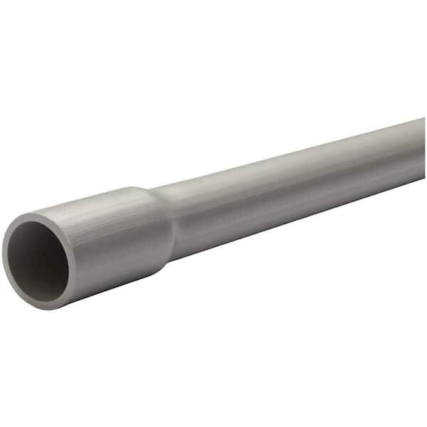 JM Eagle 67454 Sch40 Gray PVC Conduit, 3/4"X10Ft