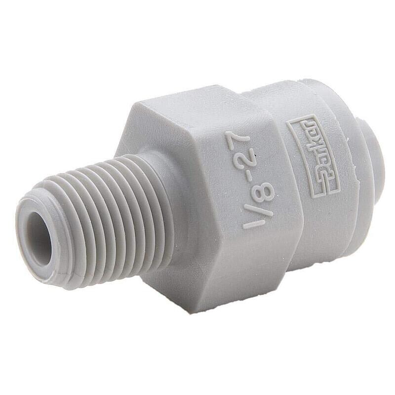 Parker TruSeal Push Connect Male Adaptor, 1/4"X3/8"MPT