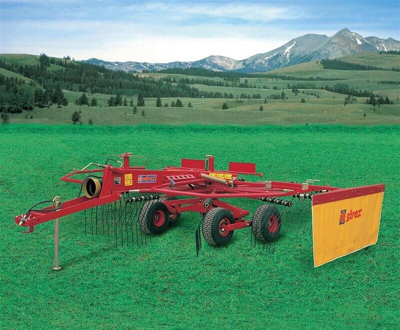 Sitrex 13'9" Rotary Hay Rake, Tandem Axle