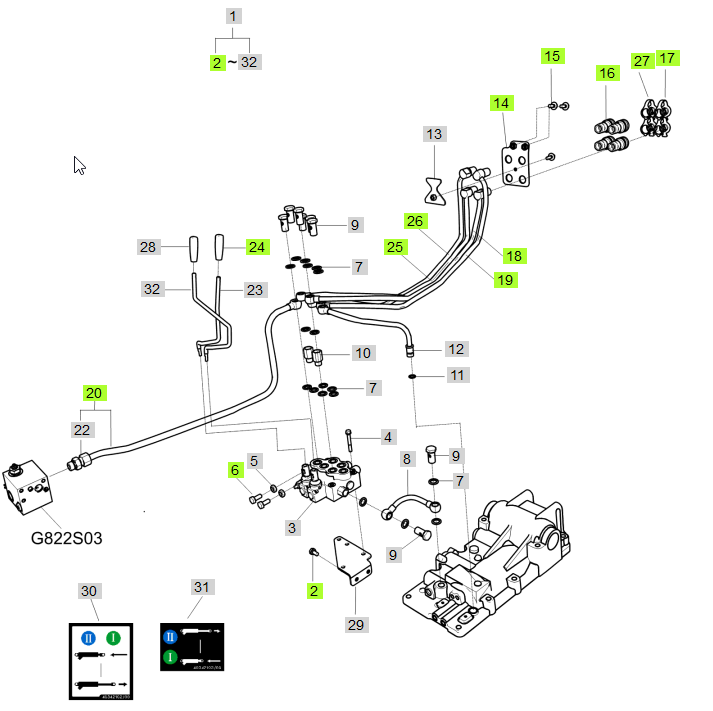 LS Dual Rear Remote Valve Kit