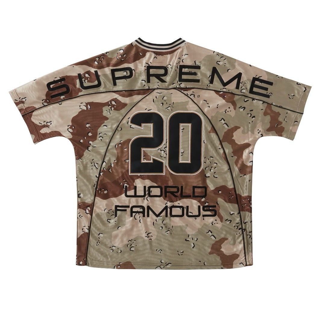 Supreme Paneled Jersey Chocolate Chip Camo Supreme Paneled Jersey Chocolate Chip Camo