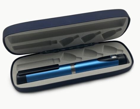 Reusable Injection Pen and case, 8" dial to 0.7cc